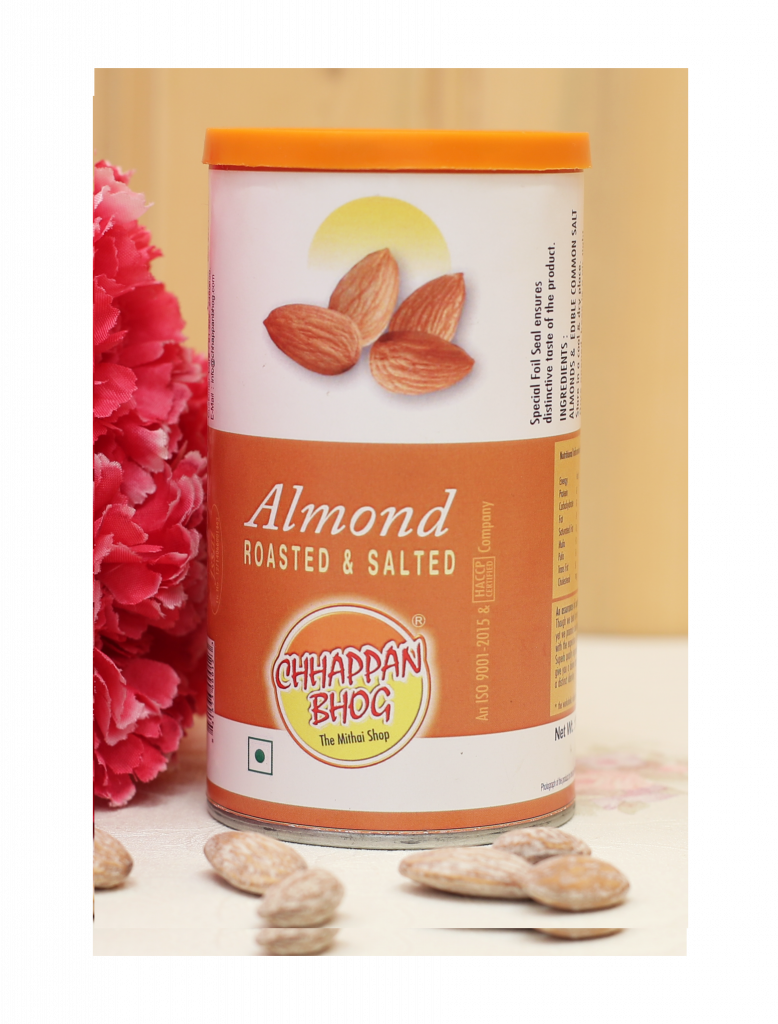 Roasted & Salted Almond Can - ChhappanBhog
