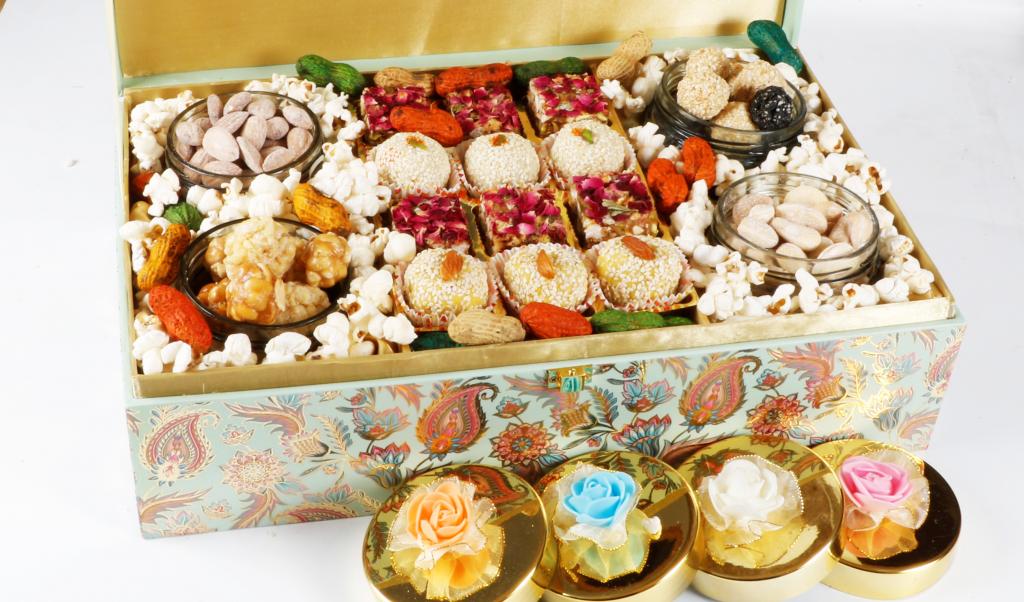 Green Tulip Gajak Box - ChhappanBhog