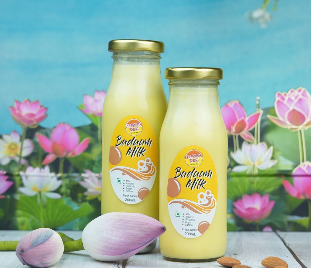 Kesar Milk - ChhappanBhog