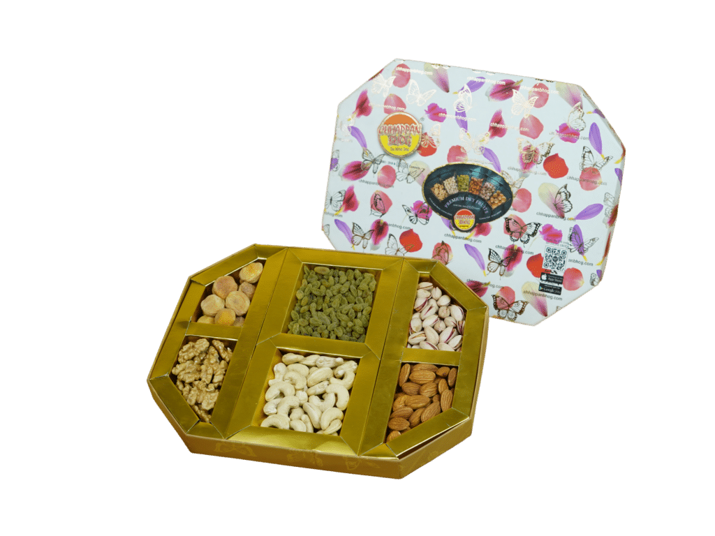 8 Corner Dryfruit Box - ChhappanBhog